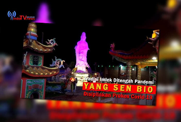 Tradisi Imlek Ditengah Pandemi "Yang Sen Bio" Terapkan Prokes ...