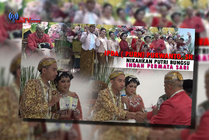 IPDA (Purn) Purwanto Sukses Nikahkan Putri Keempat