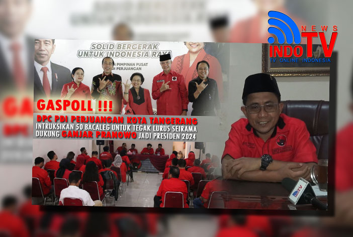Gass Poll, DPC PDI Perjuangan Kota Tangerang Hadirkan “50 Bacaleg” Tegak Lurus Seirama Dukung ...