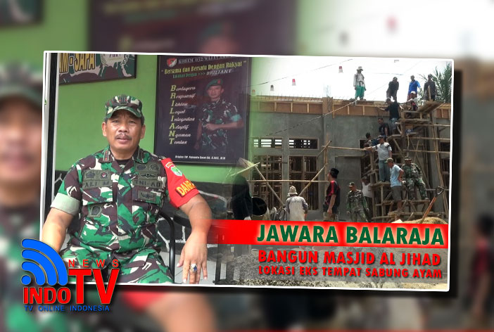 Jawara Balaraja Bangun Rumah Ibadah “Masjid” Exs Tempat Sabung Ayam